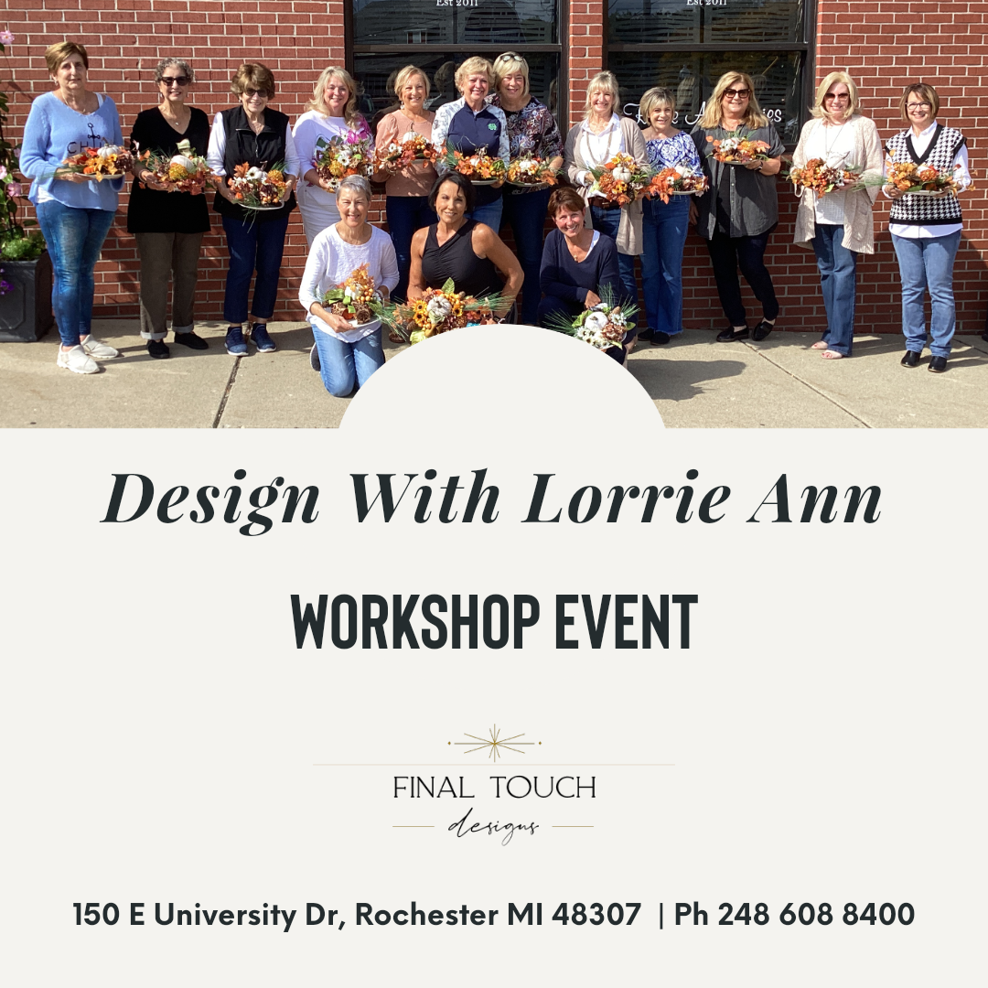 Design with Lorrie Ann Workshop - Spring Design April 27th | Final ...