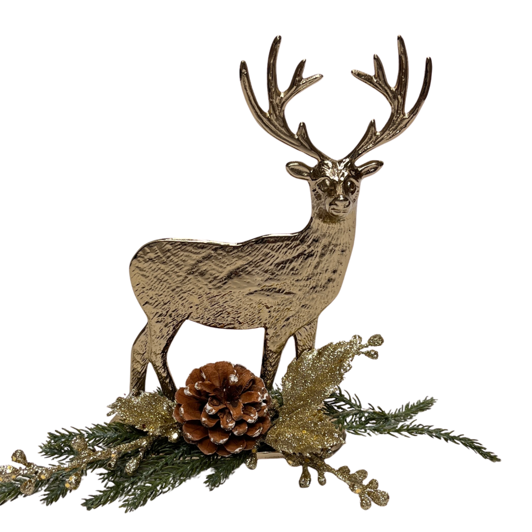 XM0027 Gold Silhouette Deer SM | Final Touch Designs